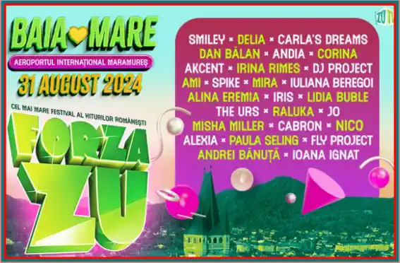Program Forza ZU Baia Mare 2024, data, artiștii care cântă, locație ...