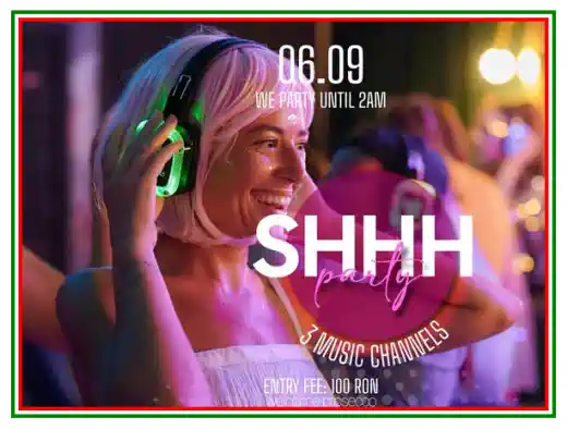 SHHH PARTY cu 3 DJ PARTY la ETHERIS SKY THE BAR la RADISSON BLUE AURUM ...
