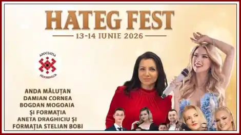 HAȚEG FEST 2026 când este, program pe zile cu concerte Aurel Tămas ...